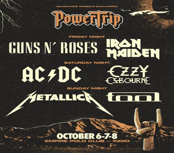 Powertrip Festival: o encontro lendário do rock e heavy metal com Guns ...